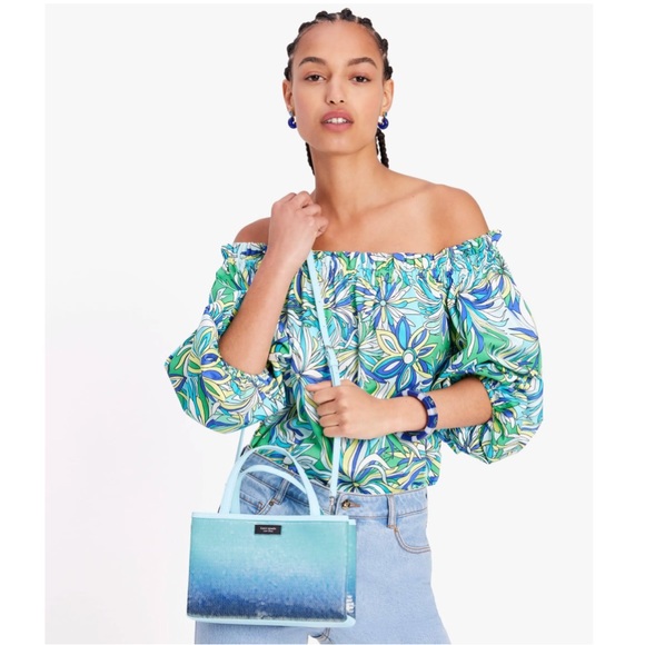 kate spade | Bags | Kate Spade Sam Icon Ombre Sequin Small Tote Perfect ...